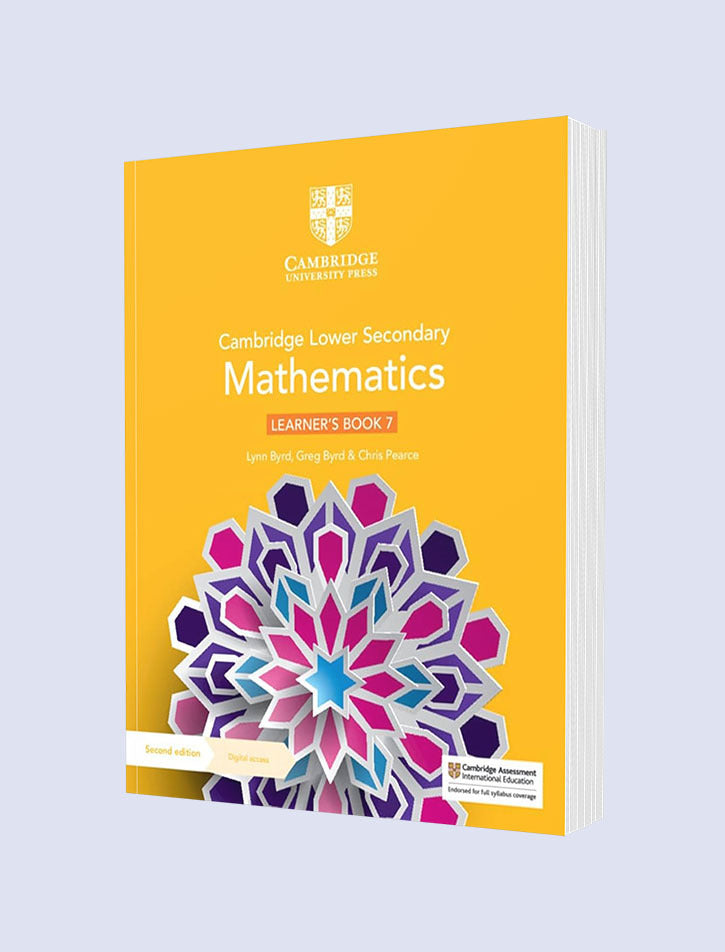 CAMBRIDGE LOWER SECONDARY MATHEMATICS LEARNER'S BOOK 7 WITH DIGITAL AC ...